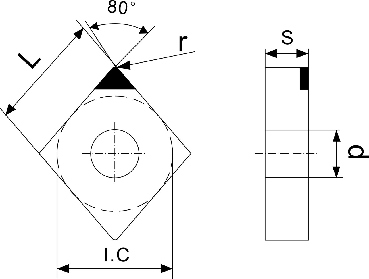 C-Type PCD Insert_PCD Inserts_Products_Halnn superhard materials Co.,Ltd